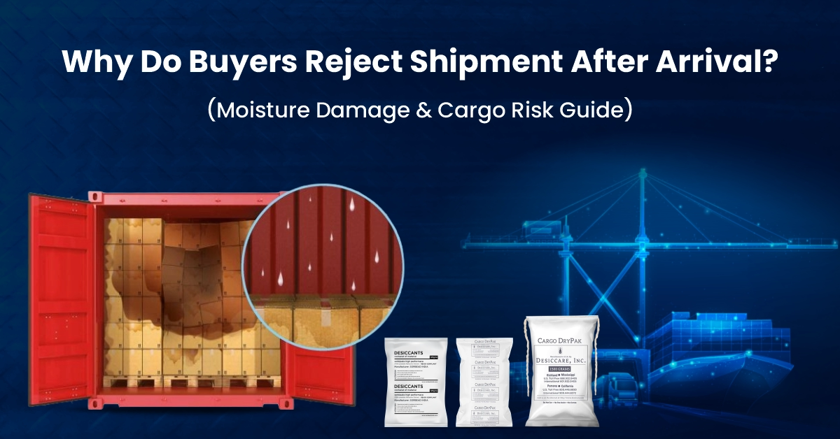 Cargo and Container desiccant bags & Packets | Desiccant Pak